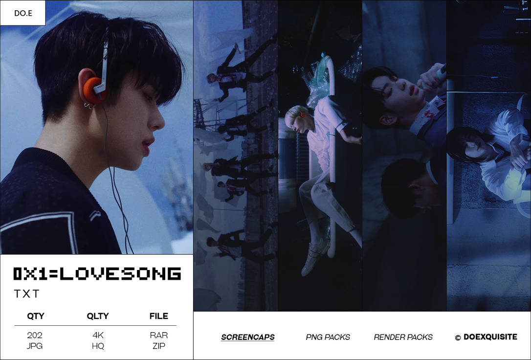 TXT '0X1=LOVESONG (Jap Ver.) | Screencaps by doexquisite on DeviantArt