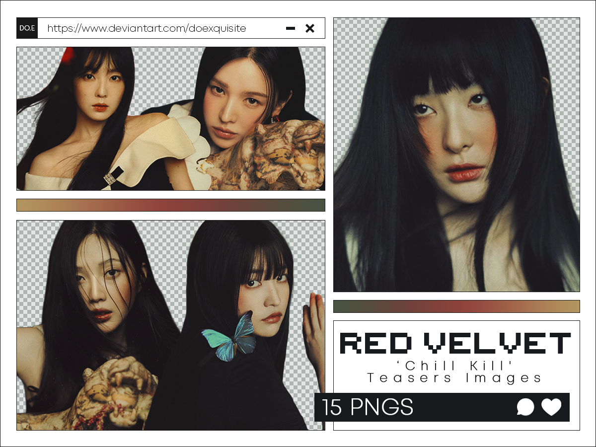 Red Velvet 'Chill Kill' | Render Pack by doexquisite on DeviantArt