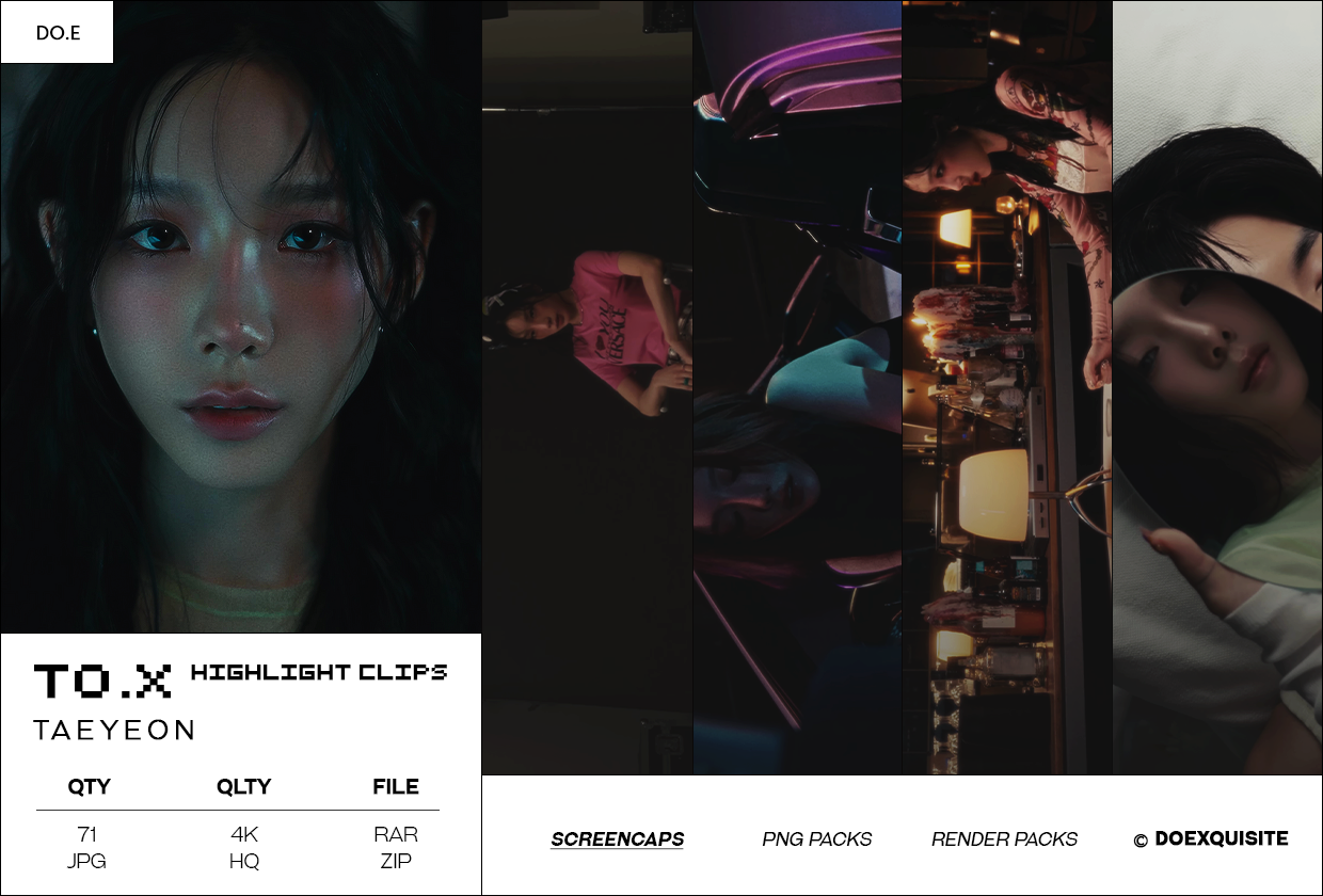 TAEYEON 'To. X' Highlight Clips | Screencaps by doexquisite on DeviantArt