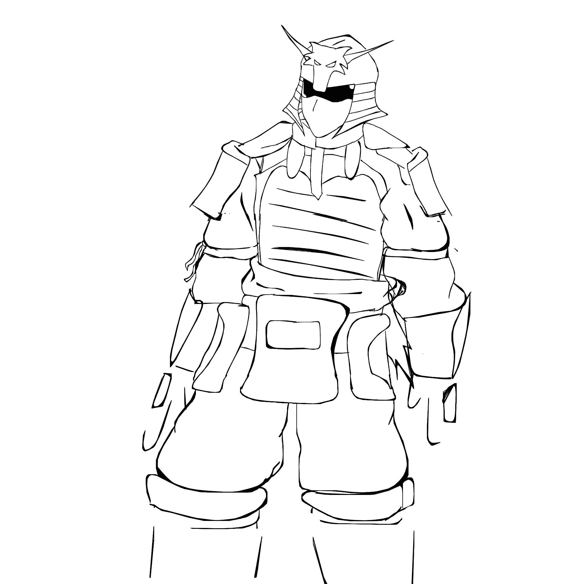 Samurai Sketch by EternalKage on DeviantArt