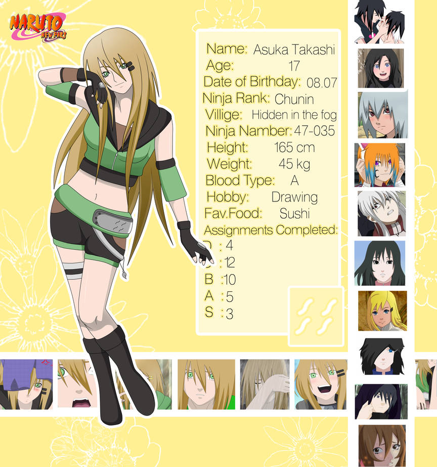 Info Card Naruto OC by SAVIKO on DeviantArt
