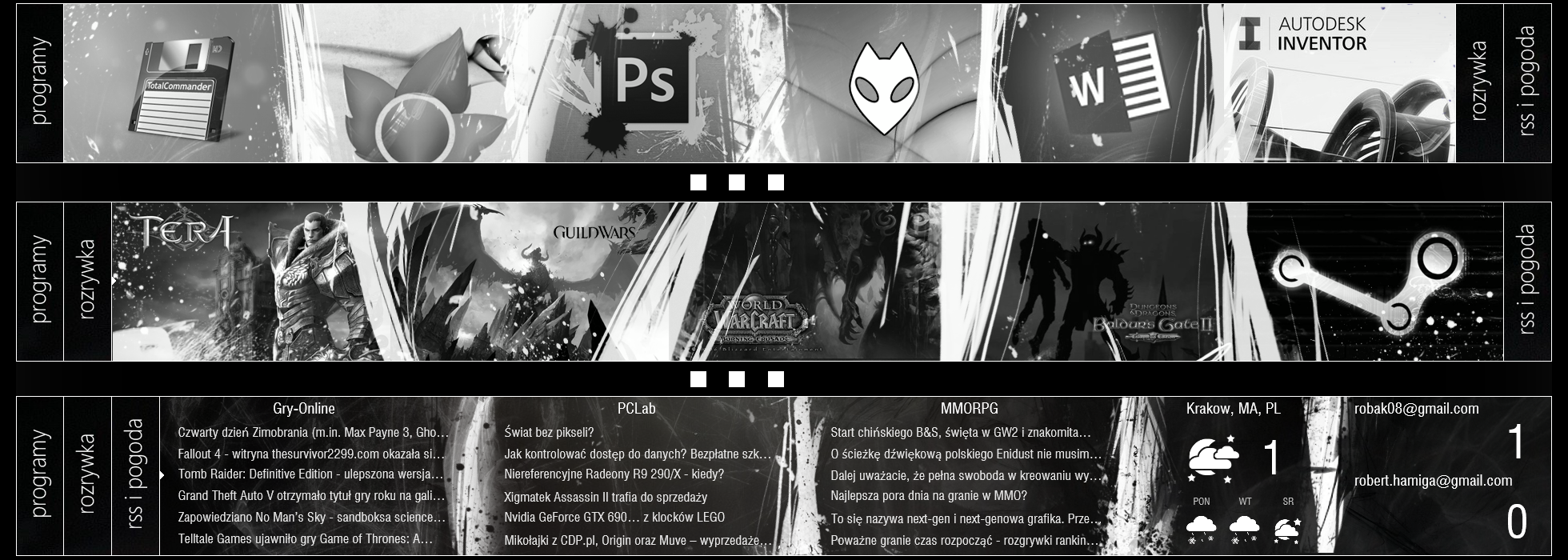 GL - Sliding Launcher for Rainmeter by Robak08 on DeviantArt