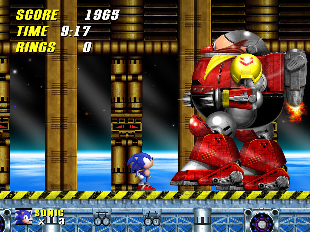 Sonic Vs DEATH EGG ROBOT HD By me by sonic54210 on DeviantArt
