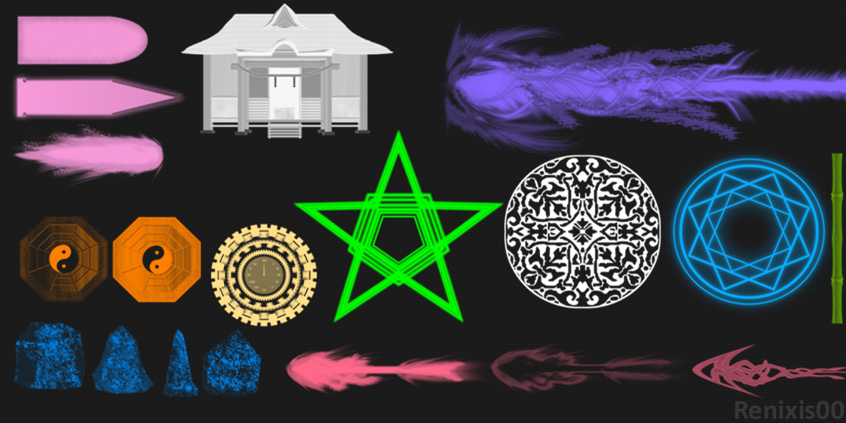 Touhou Brush Pack 01 by renixis00 on DeviantArt