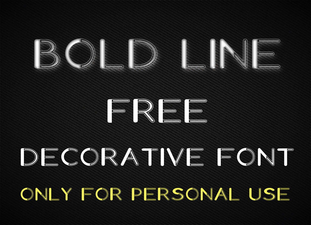 DR-Bold Line font by Rocco965 on DeviantArt