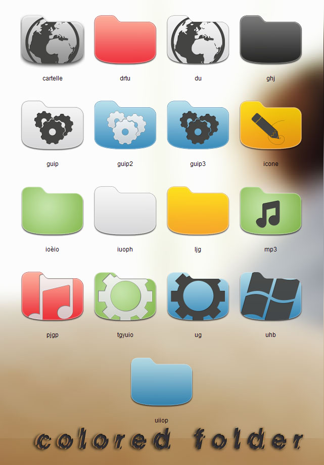 Colored Folders by blymar on DeviantArt