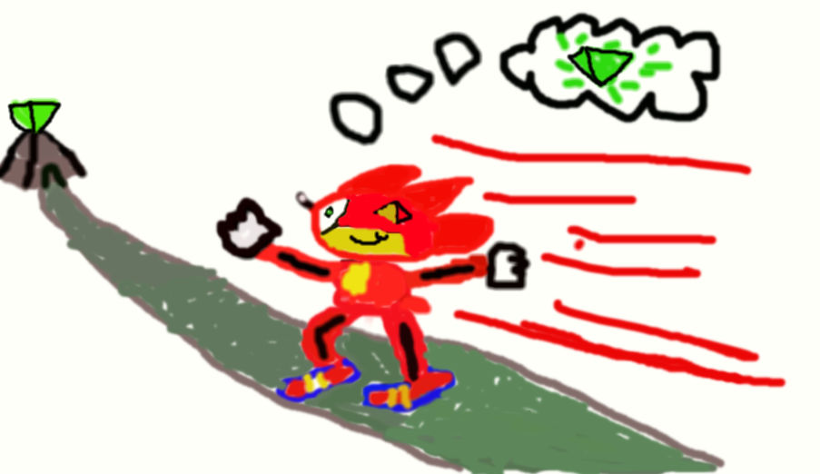 red the hedgehog fan art by bravedevlan2 on DeviantArt
