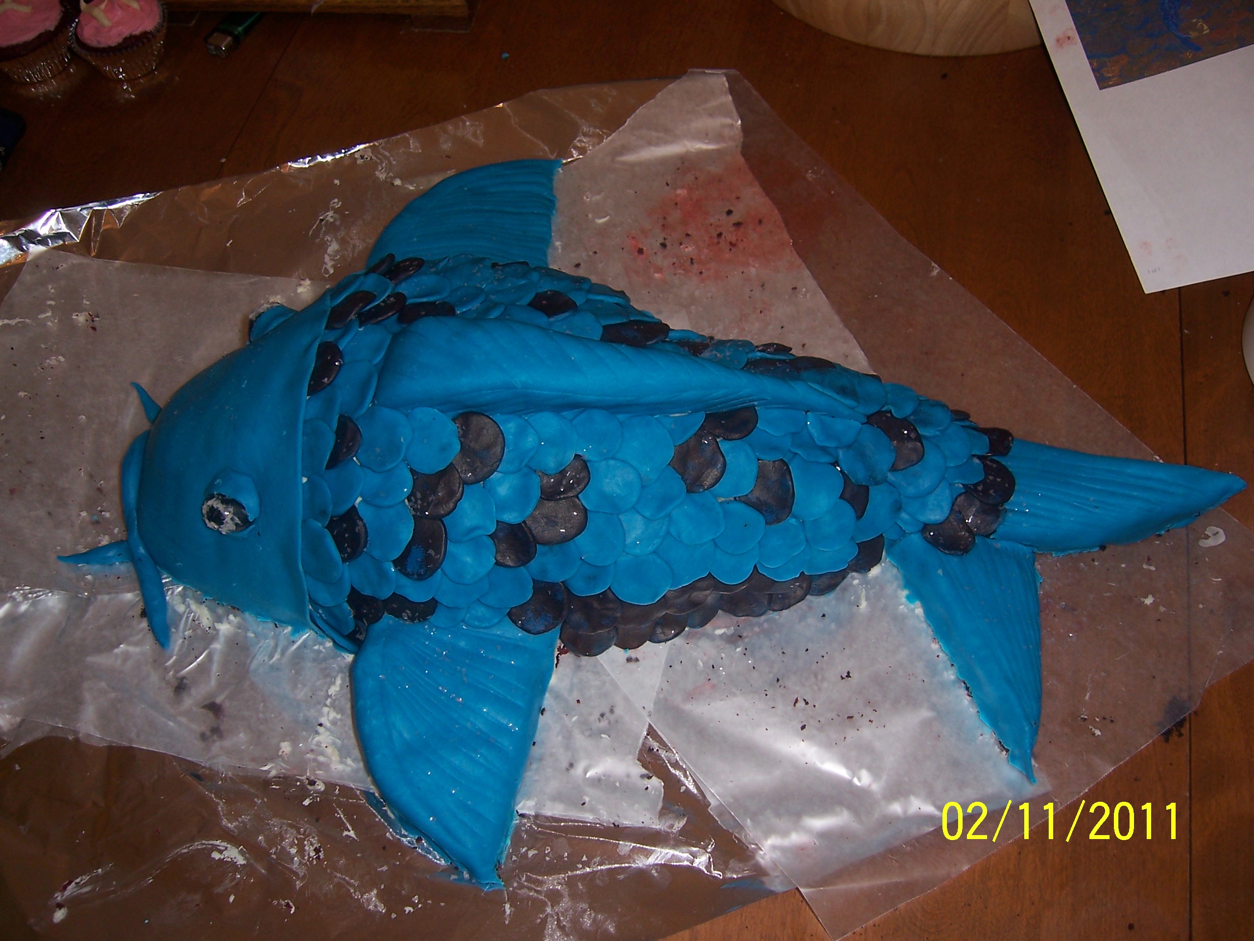 Koi Fish Cake by JennOkami on DeviantArt