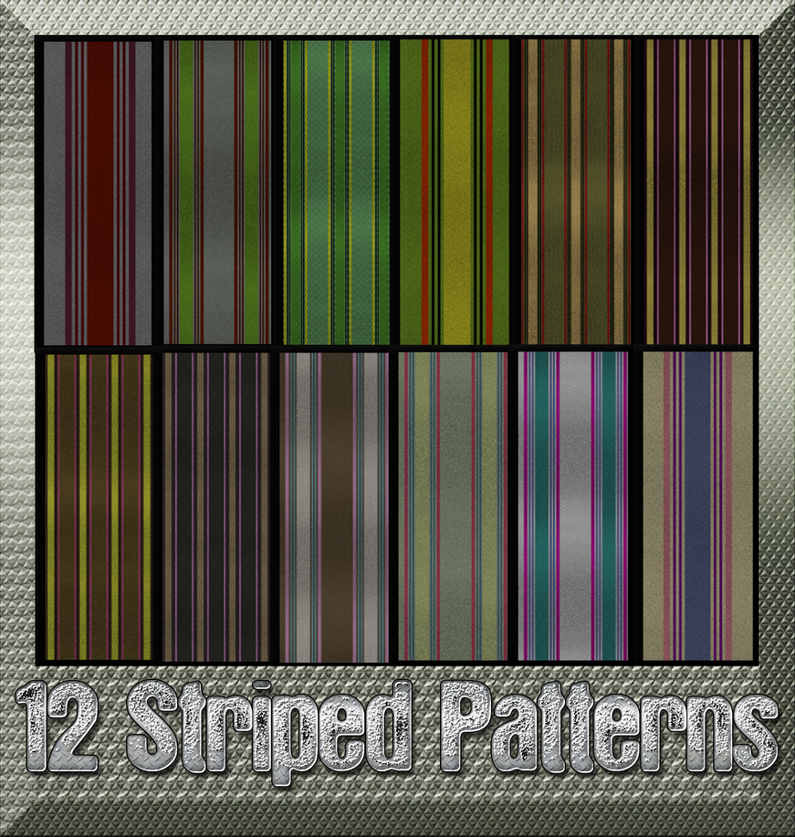12 Vertical Stripe Patterns by pink-owlz-studio on DeviantArt