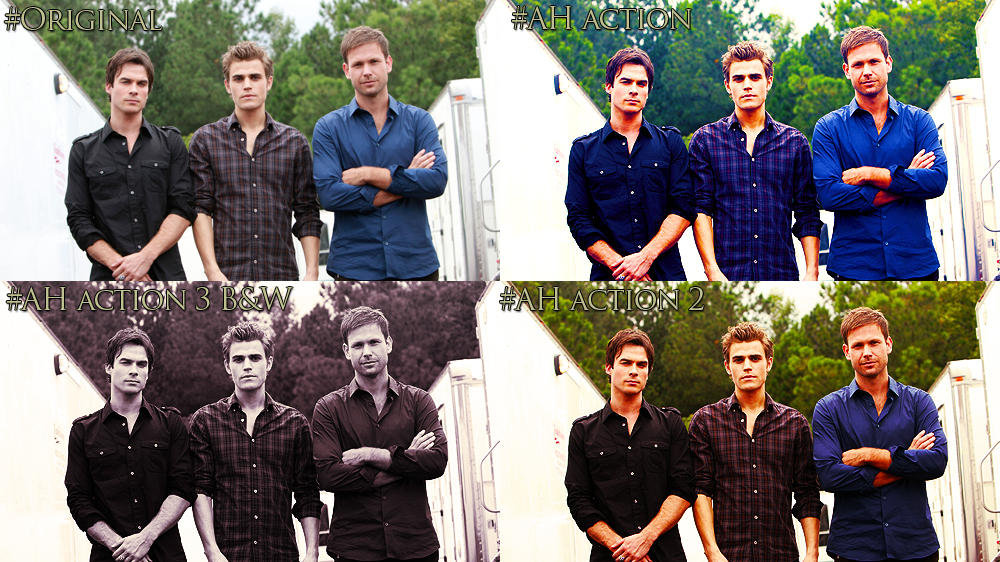 TVD Trio Actions by FireworkProdz on DeviantArt