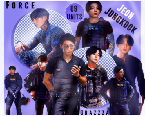 JEON JUNGKOOK | PNGPACK \\ POLICE FORCE by Grazzza on DeviantArt