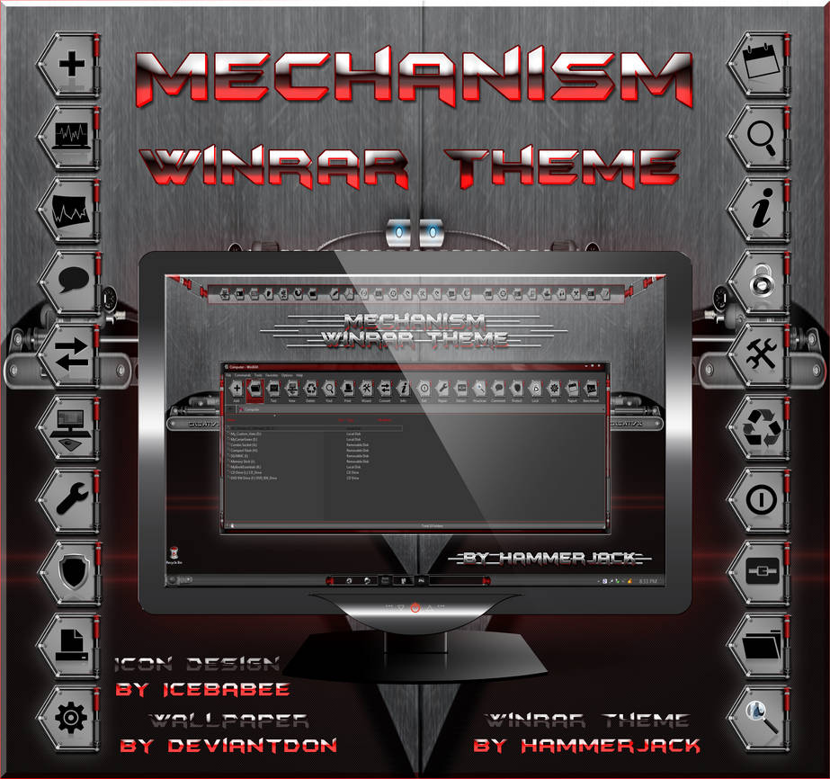 Mechanism Winrar theme... by mTnHJ on DeviantArt