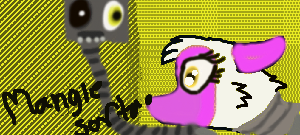 mangle and endie head by foxycarrots on DeviantArt