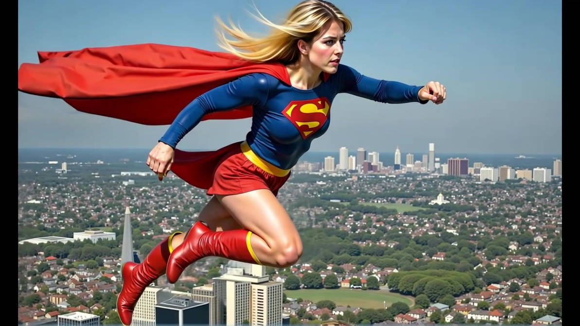 Supergirl Flying by AI-STUDIO-141 on DeviantArt