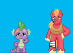 Spike and Big Mac by herooftime1000 on DeviantArt