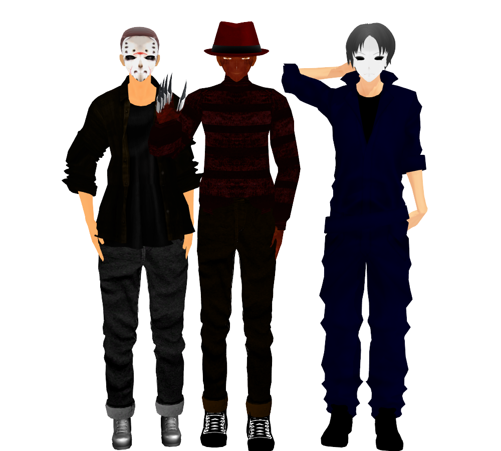 :: Horror Trio DOWNLOAD:: by YandereSkitty on DeviantArt