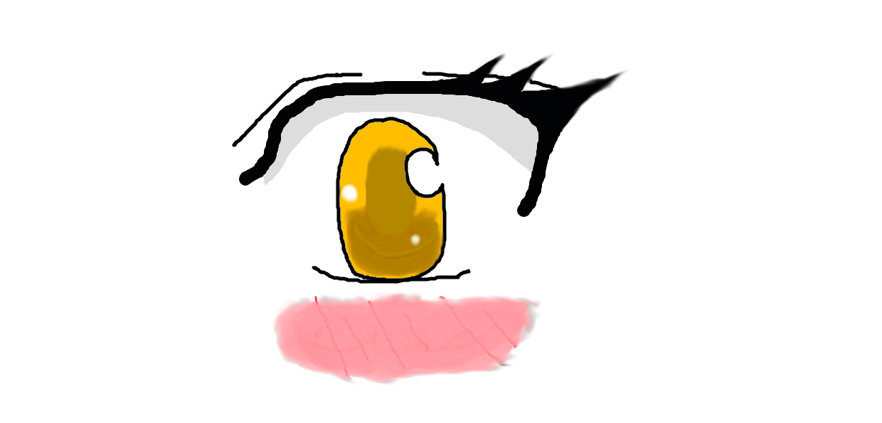 Yellow Eye Blushing (Doodle) by Ideathy12 on DeviantArt