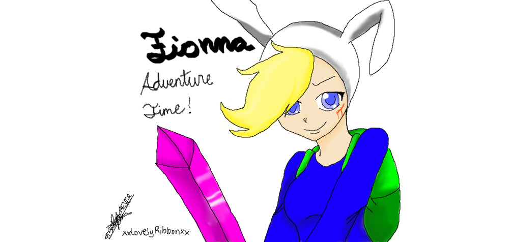 Adventure Time - Fionna (Fan Art) by xxLovelyRibbonxx on DeviantArt