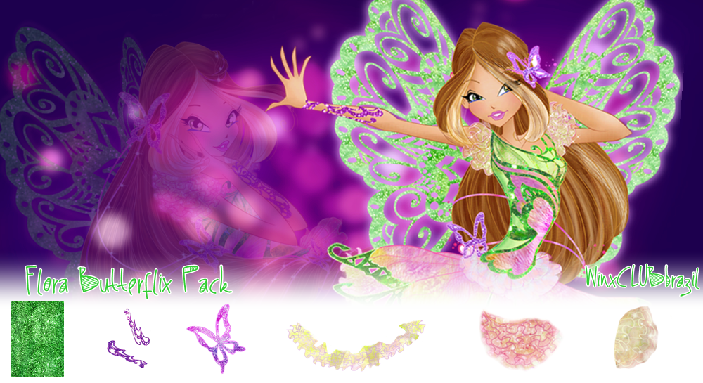 Flora Butterflix Pack by WCB by WinxCLUBbrazil on DeviantArt
