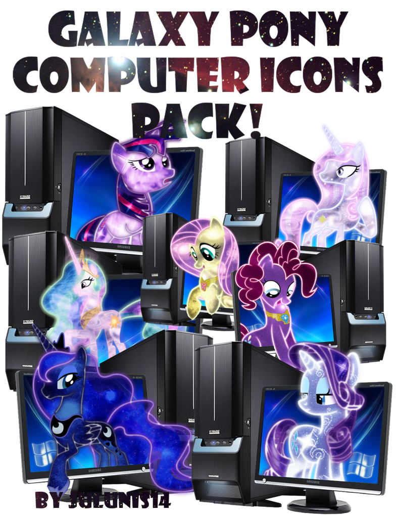 MLP - Galaxy Pony My Computer Icon Pack by Julunis14 on DeviantArt