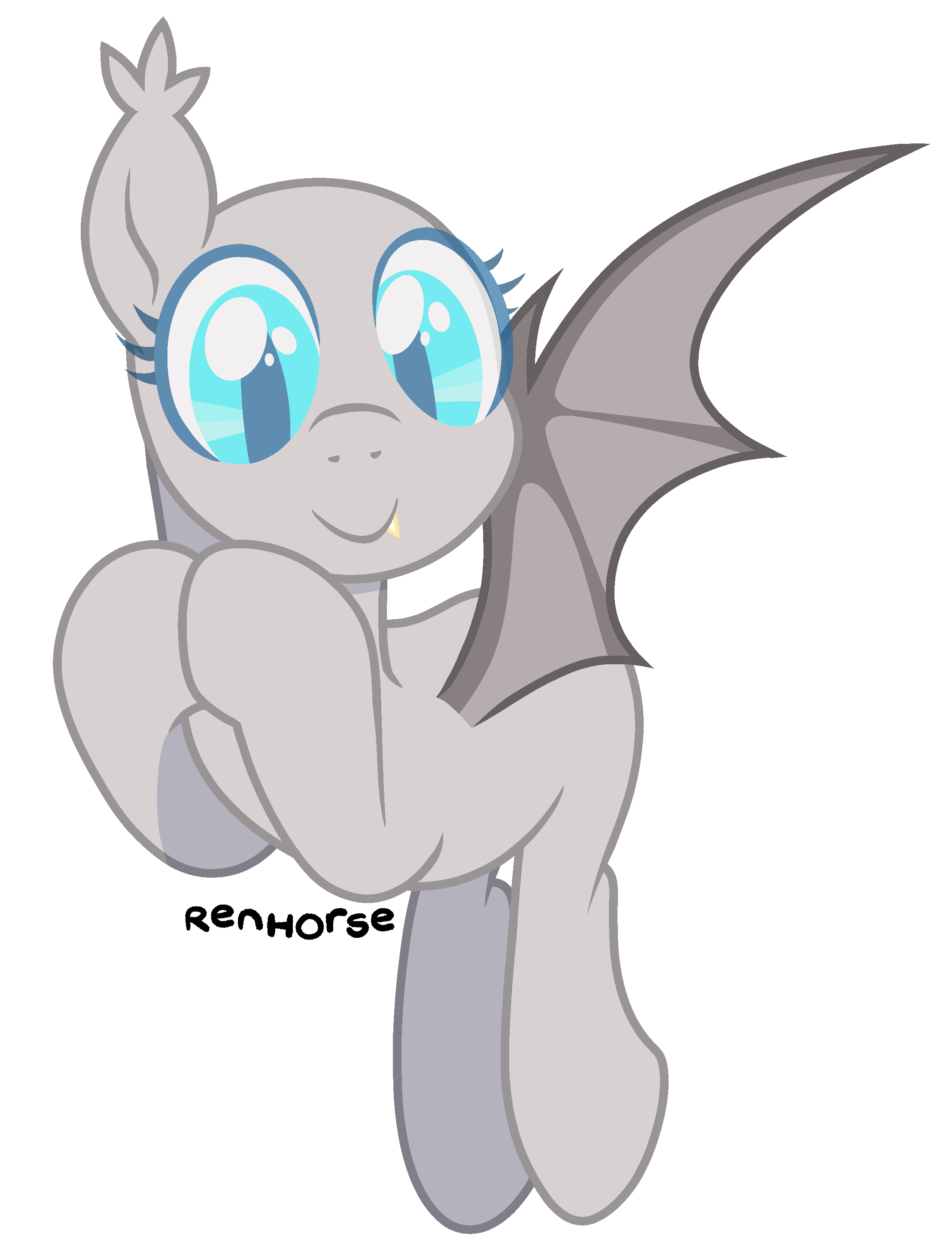 MLP base- fem batpony moment by renhorse on DeviantArt