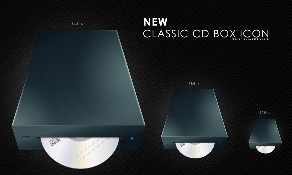 new classic cd box icon by bisiobisio on DeviantArt
