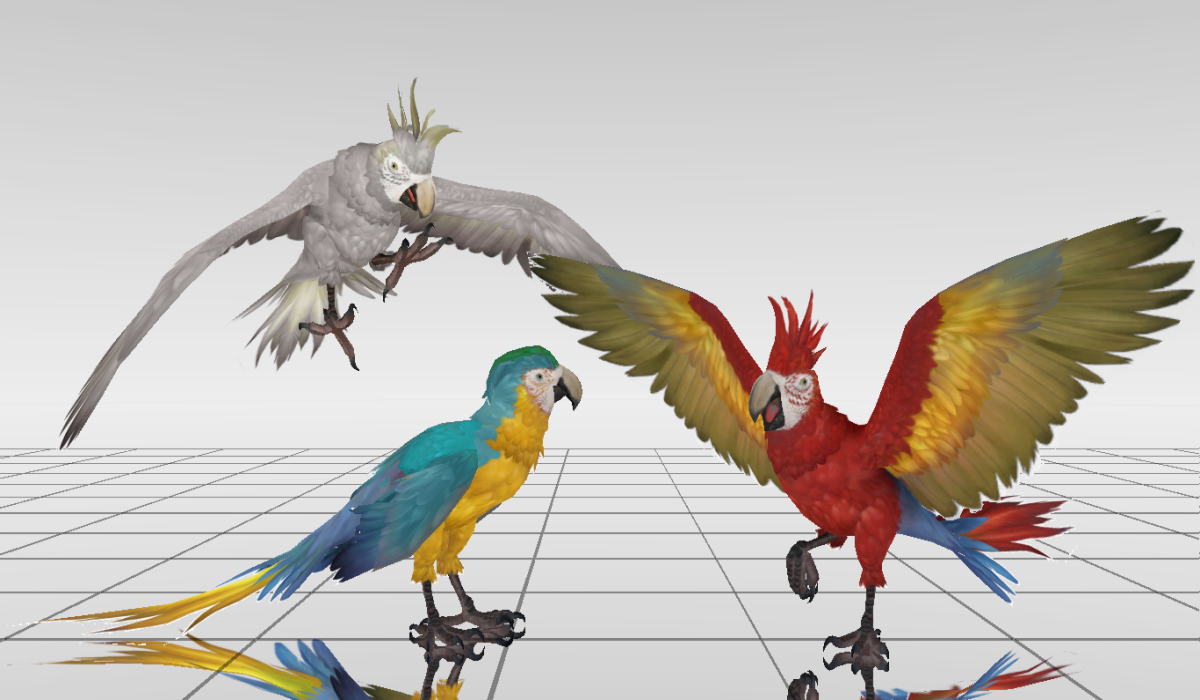 MMD Parrot DL by LuPa-Dls on DeviantArt