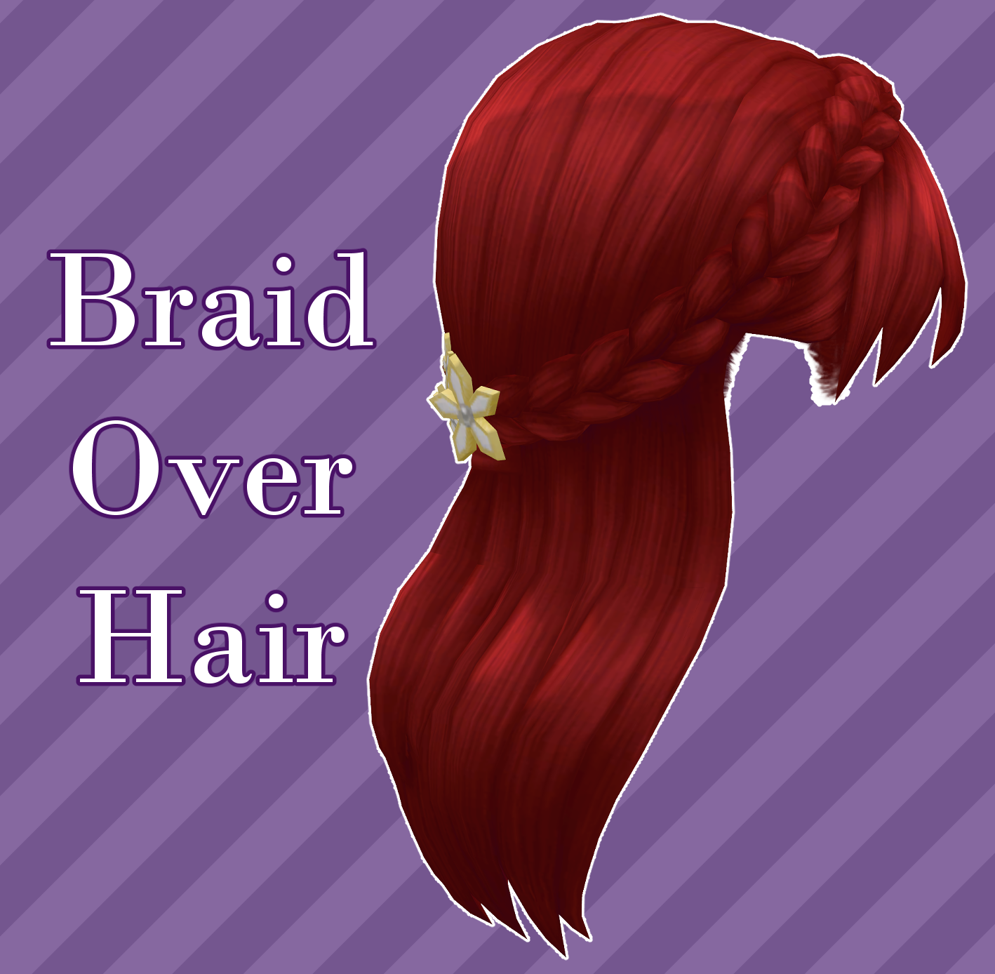 MMD Braid Over Hair by LuPa-Dls on DeviantArt