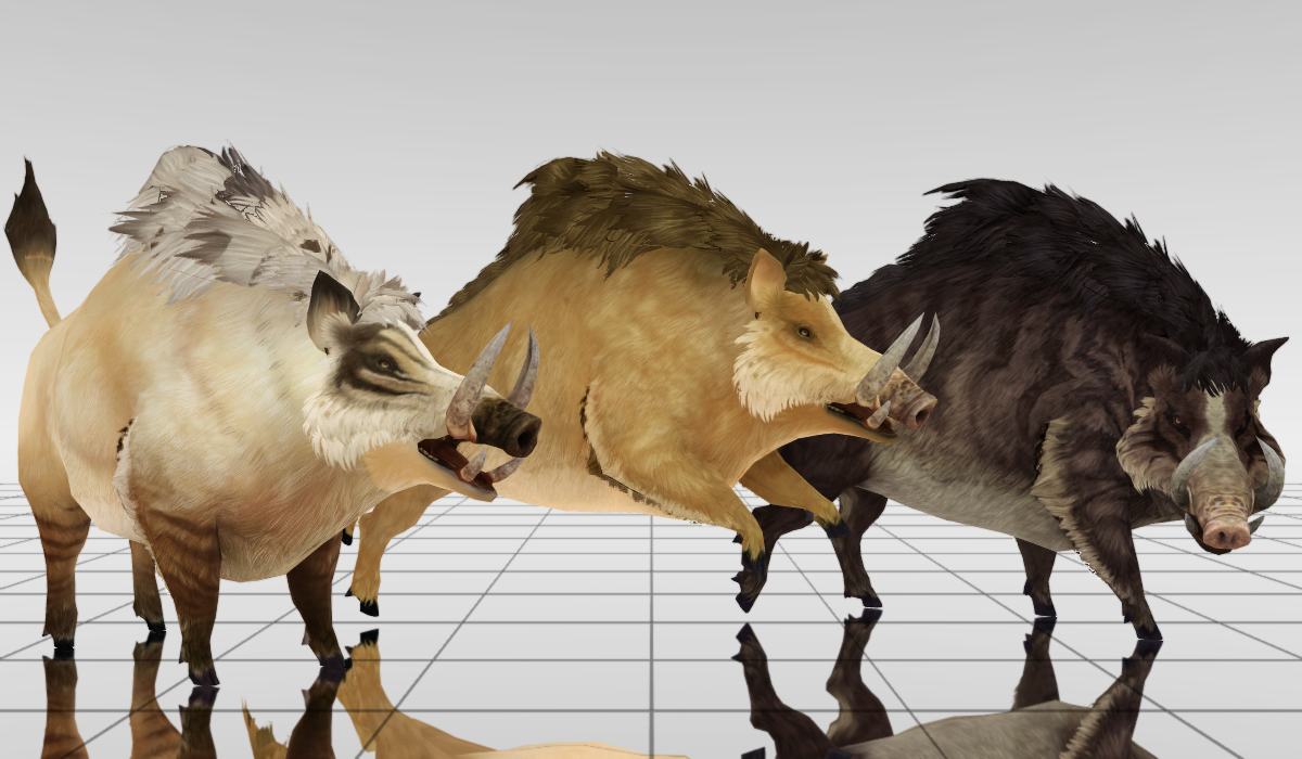 MMD Wild Boar DL by LuPa-Dls on DeviantArt