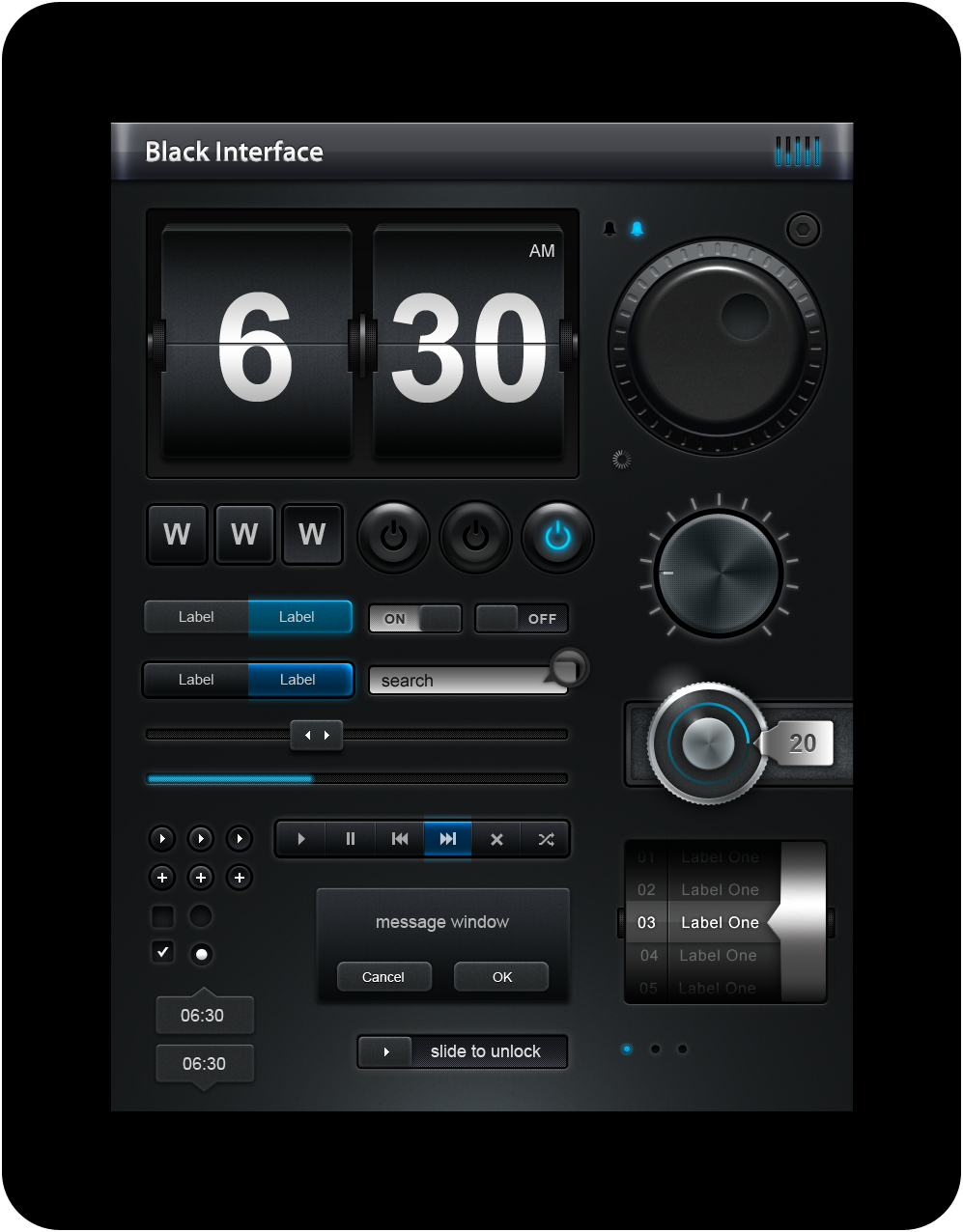 Tablet UI by vishalpandya1991 on DeviantArt