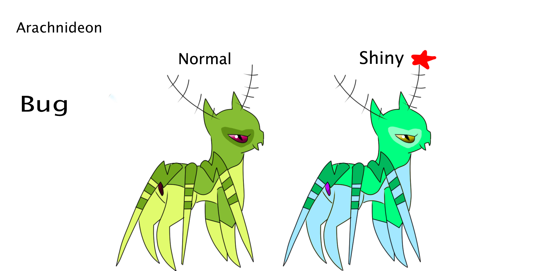 Fakemon- eevee evolution bug design Arachnideon by Breezieaj on DeviantArt