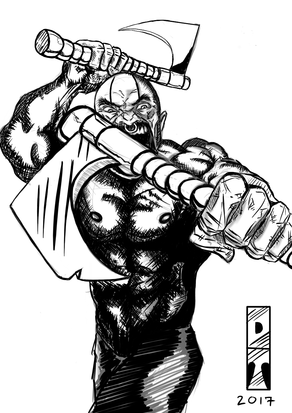 AXE-man by Tommy-Da-FAM on DeviantArt