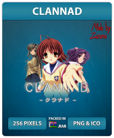 Clannad - Anime Icon by Zazuma on DeviantArt