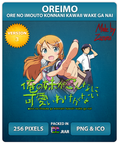 OreImo (Ver.3) - Anime Icon by Zazuma on DeviantArt