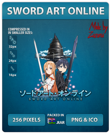 Sword Art Online - Anime Icon by Zazuma on DeviantArt