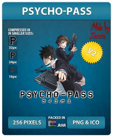 Psycho-Pass (Ver. 2) - Anime Icon by Zazuma on DeviantArt