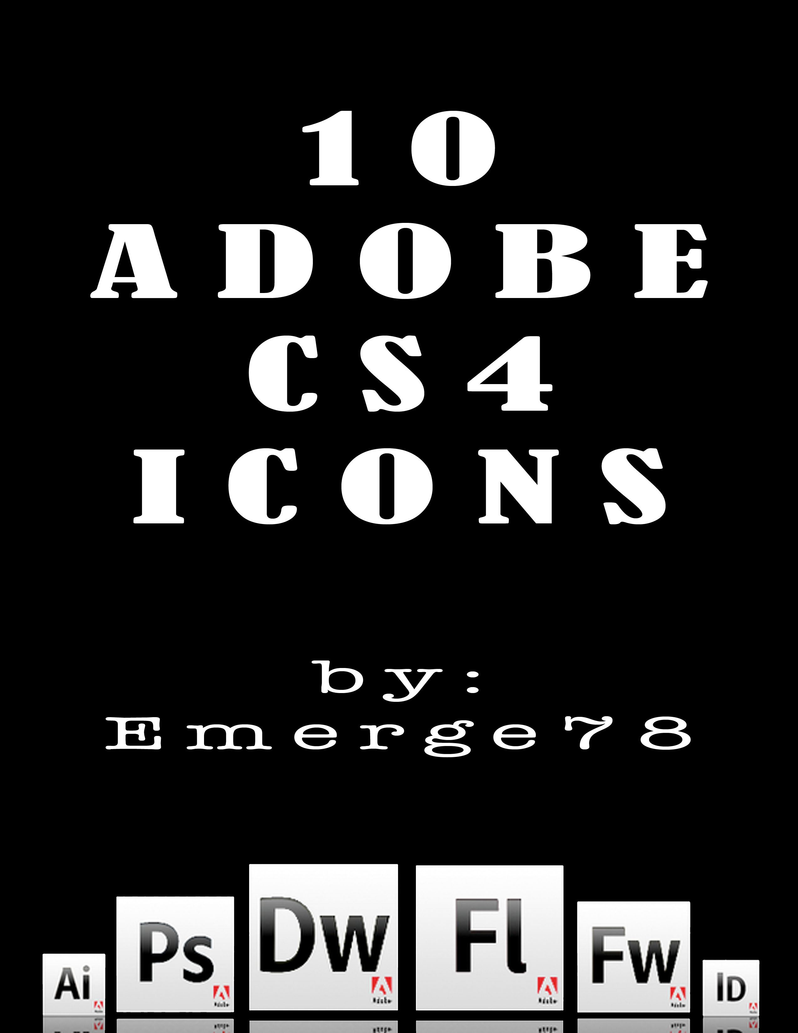 Adobe CS Icons by emerge78 on DeviantArt