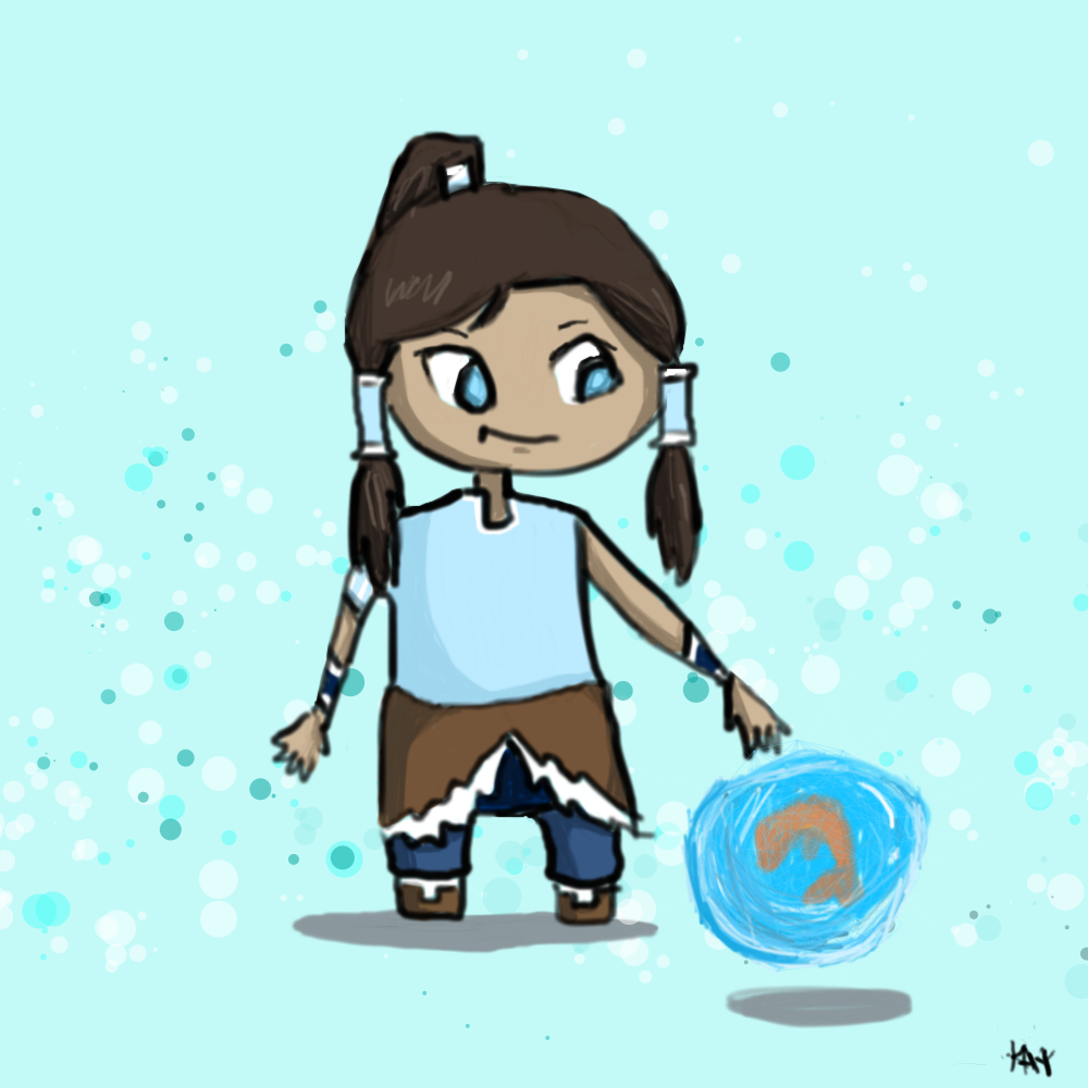Korra Fishing by Kaeshay on DeviantArt