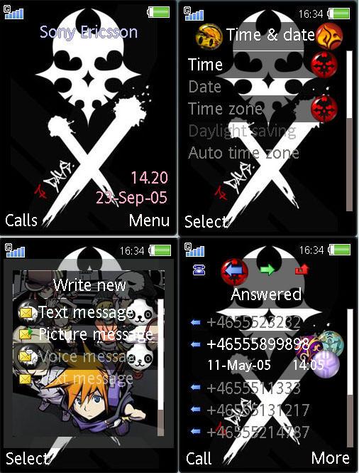 TWEWY SE 240x320 Theme by xxakirakunxx on DeviantArt