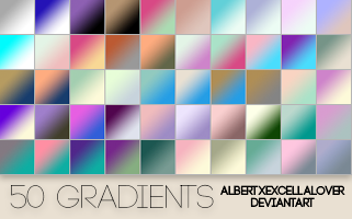 50 Gradients by ilsirya on DeviantArt