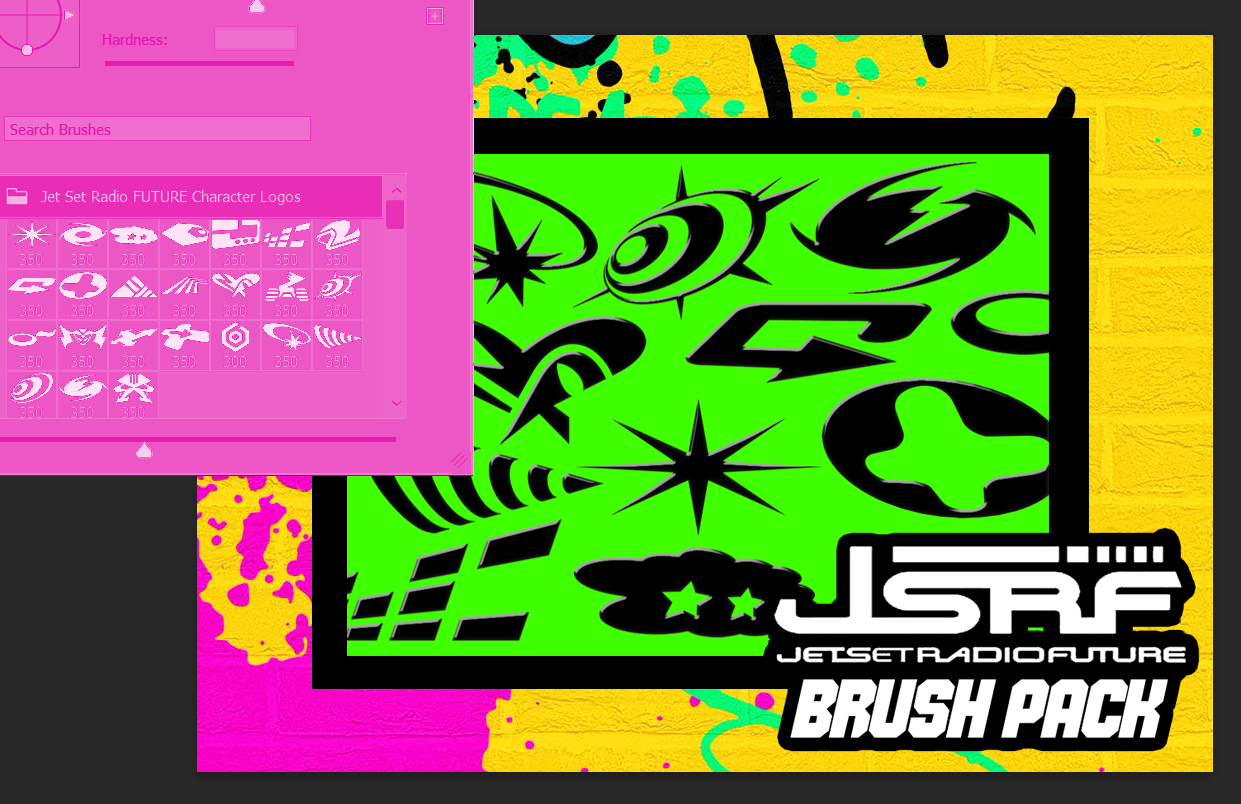 Jet Set Radio Future - Character Logos Brush Pack by OliviaHye on ...
