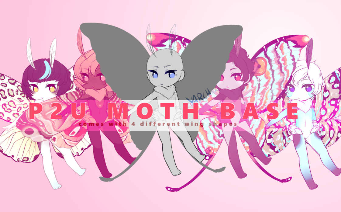 P2U Moth Base by Yarchxx on DeviantArt