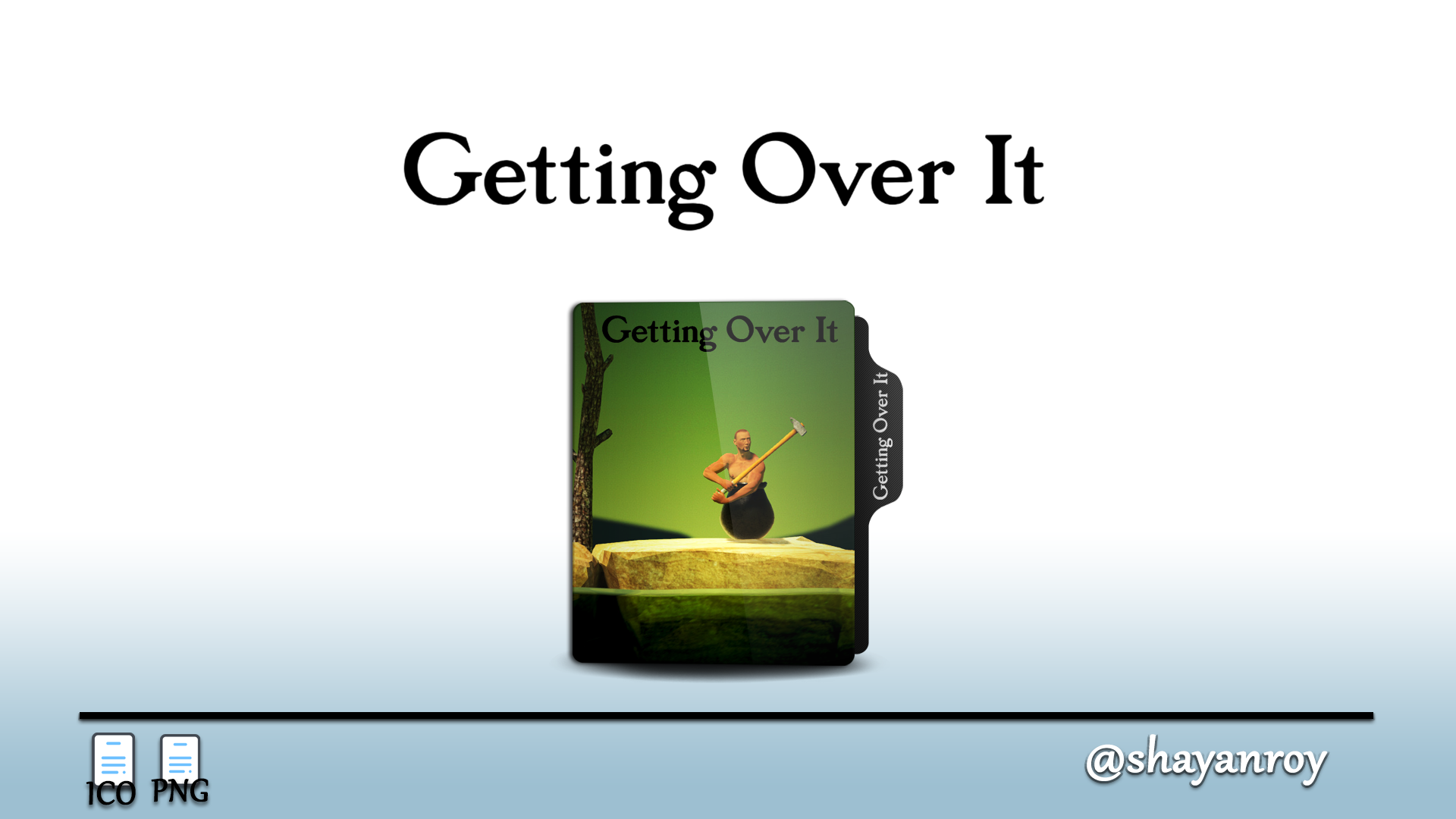 Getting Over It Folder Icon by shayanroy on DeviantArt