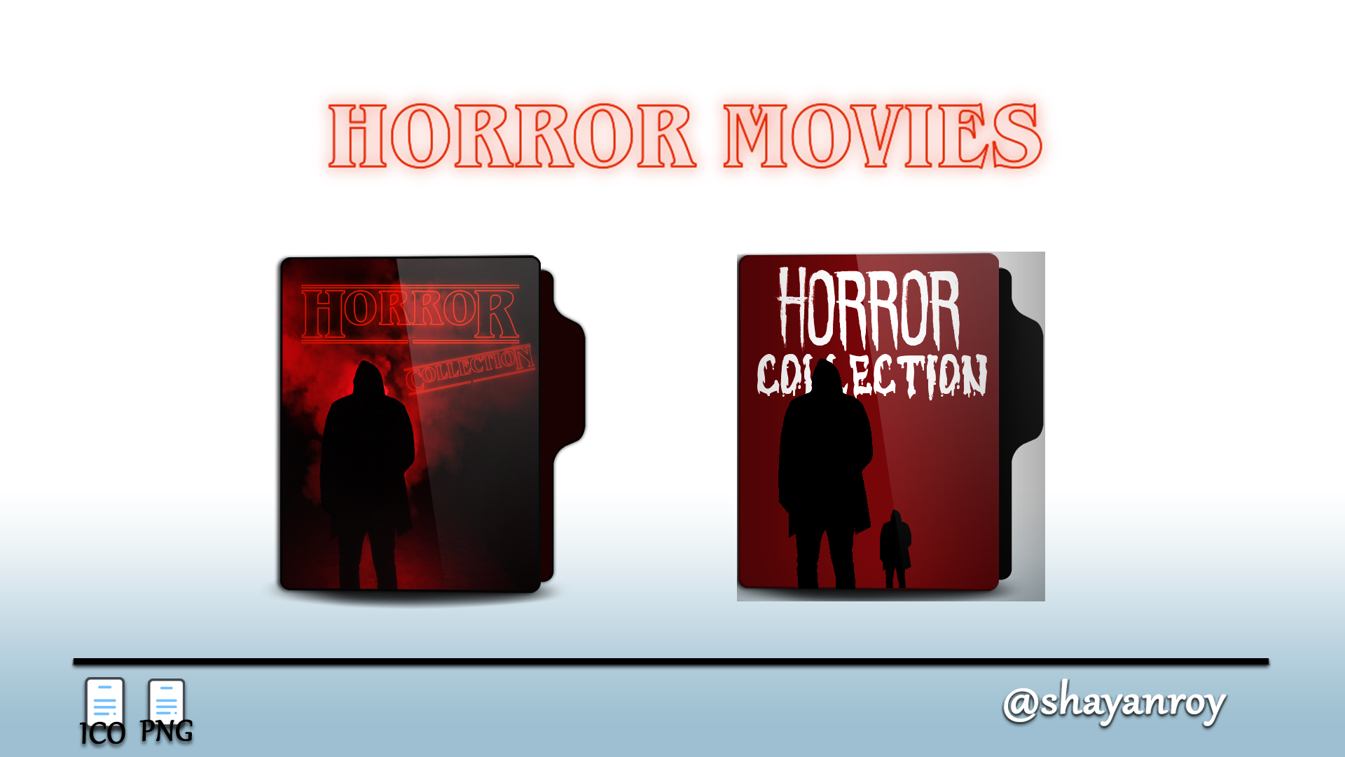 Horror Movies Collection Folder Icon by shayanroy on DeviantArt