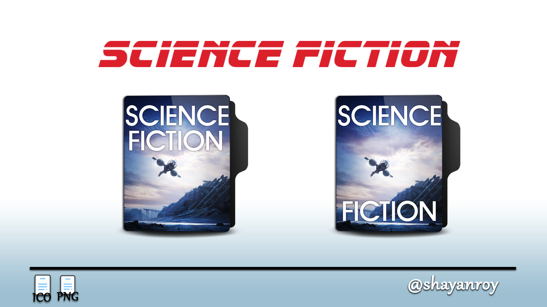 Science Fiction Collection Folder Icon by shayanroy on DeviantArt