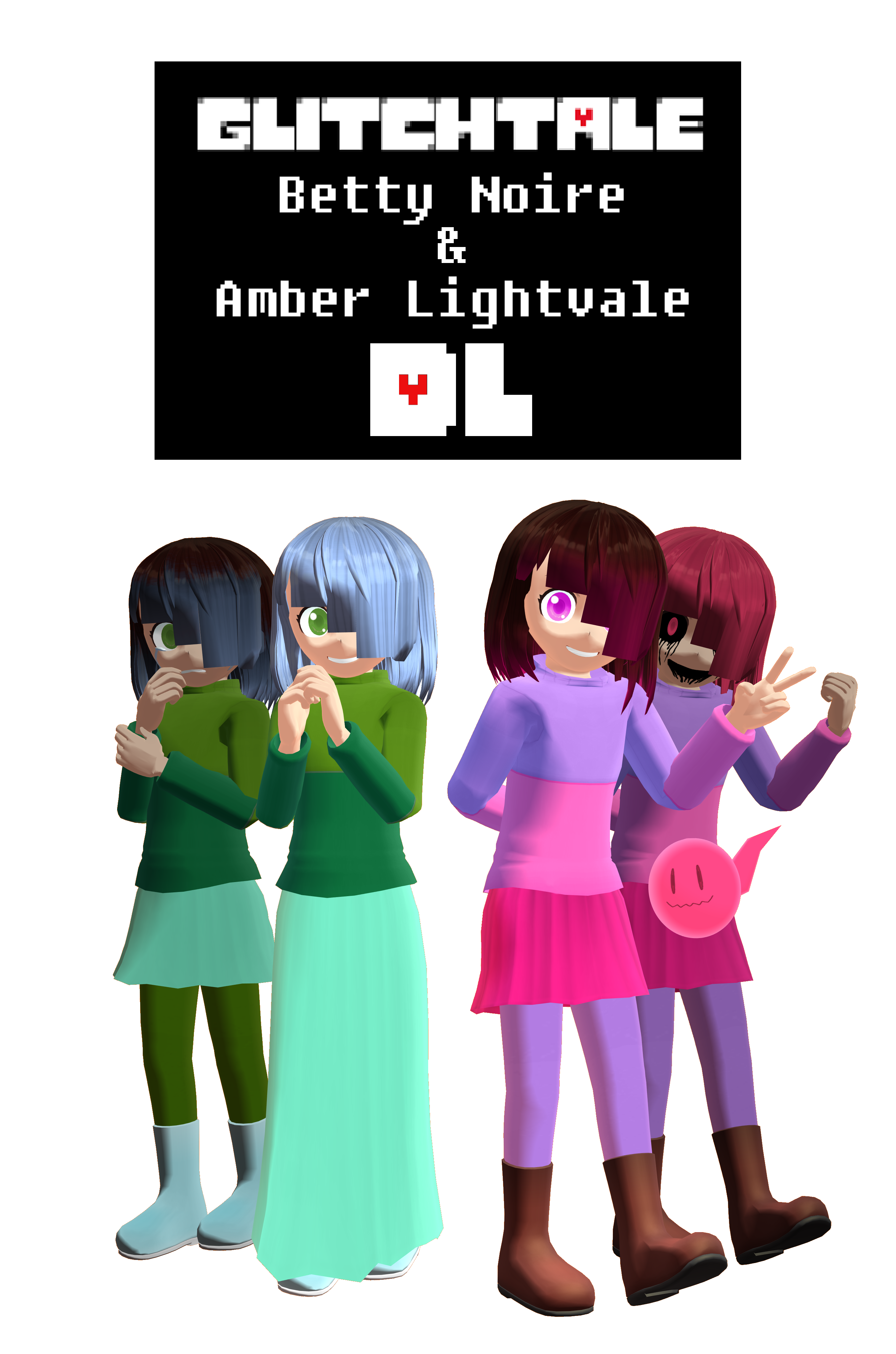 ~UT MMD: Betty Noire/Amber Lightvale DL~ by The-Irish-Gal on DeviantArt