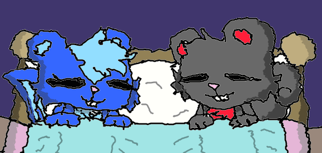 scratch x petunia sleeping by SylceonDrawsHTF on DeviantArt