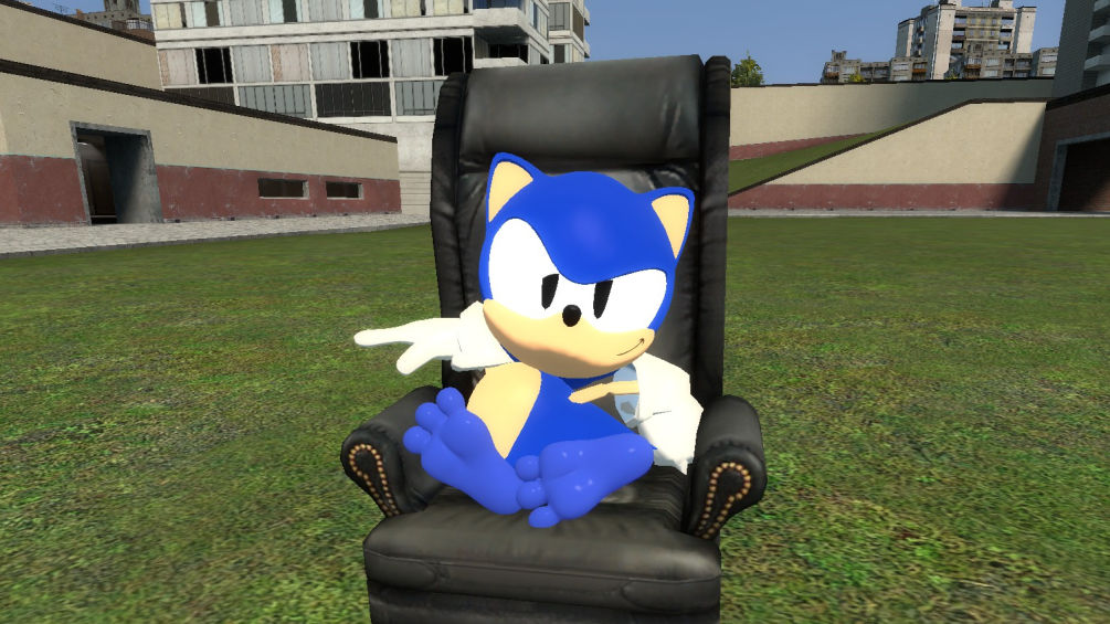Sonic relaxing by Sonic-Real on DeviantArt