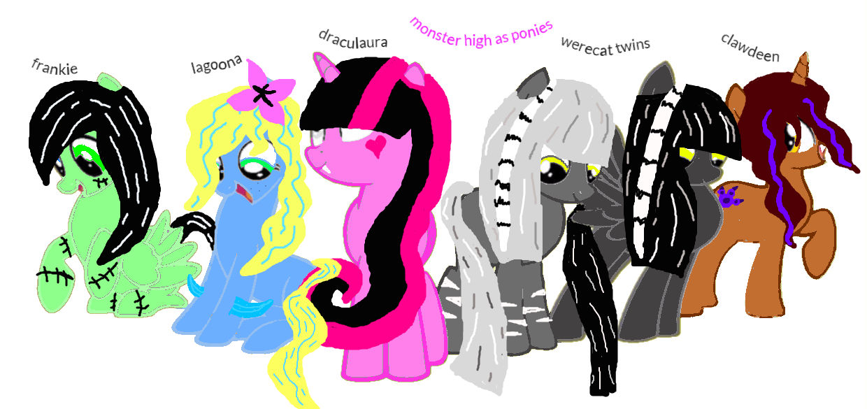 monster high as ponies by Stellagirl13 on DeviantArt