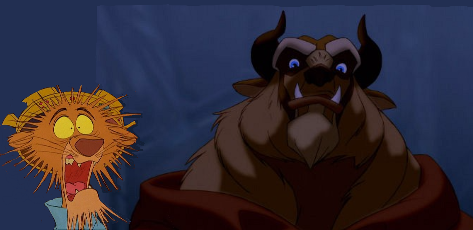 Prince John Scared of the Beast by jonstallion on DeviantArt